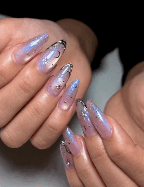 Cosmic Celestial Nail Designs For An Out-Of-This-World Manicure